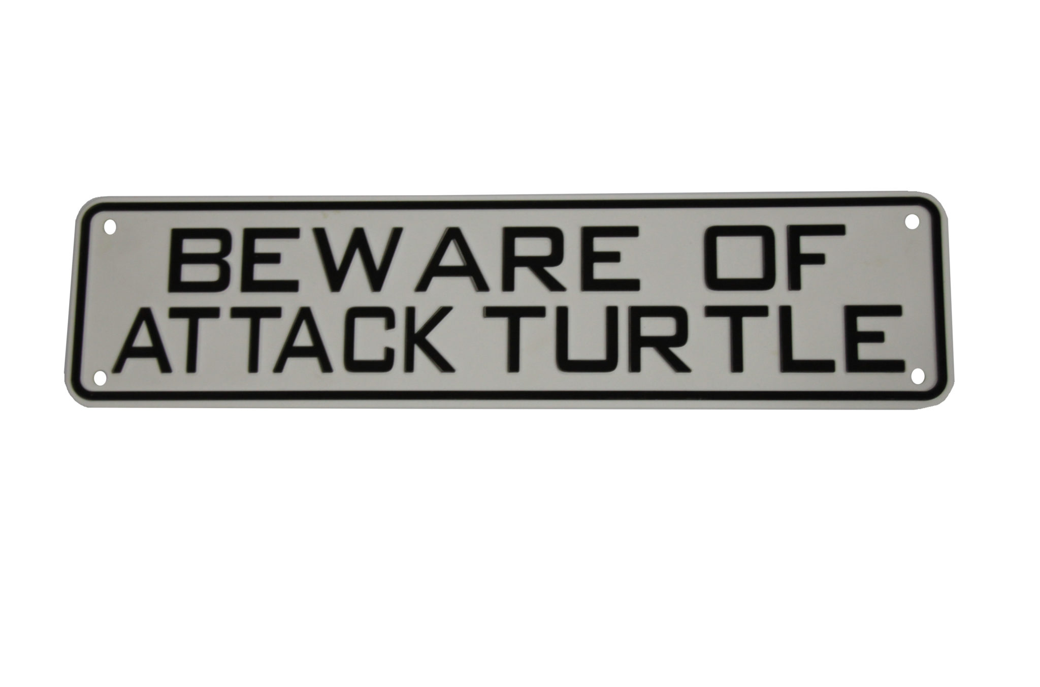 Beware of Attack Turtle Sign - Walmart.com
