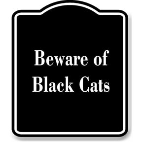 SignMission 6 x 9 in. Beware of Attack Cat Warning Decal - Cats Decals ...