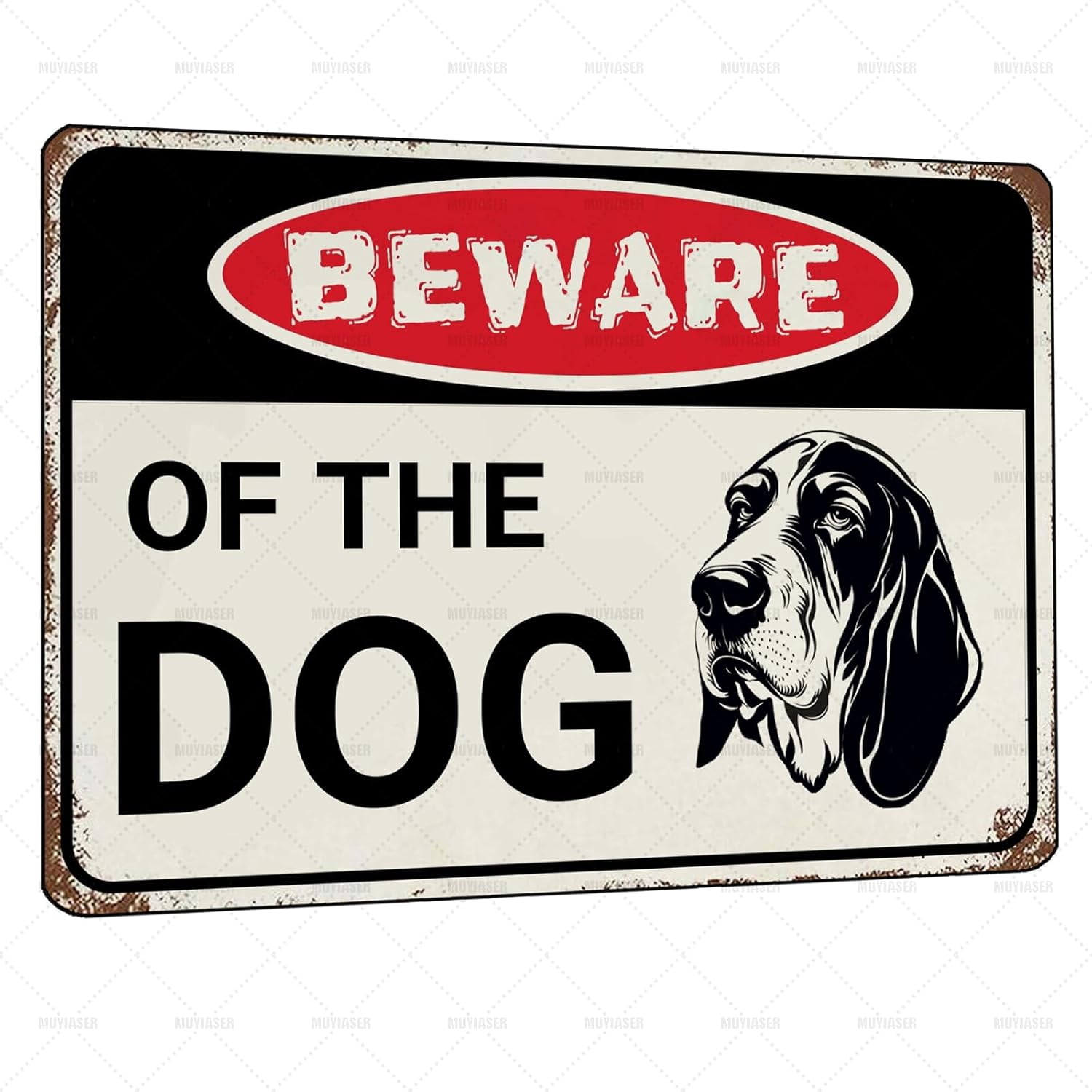 Beware of Dog Sign Bet Dog Metal Sign Warning Beware of The Dog Signs ...