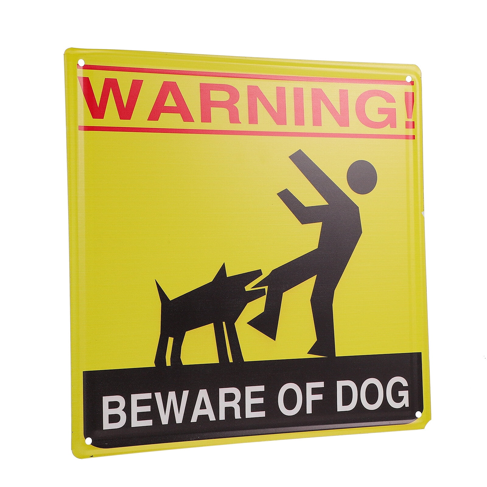 Beware of Dog Warning Sign Vintage Decorative Tinplate Fence ...