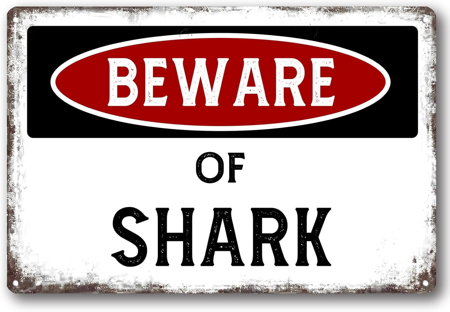 Beware of Dragon Vintage Metal Tin Sign Decor Retro Funny Aluminum Sign ...