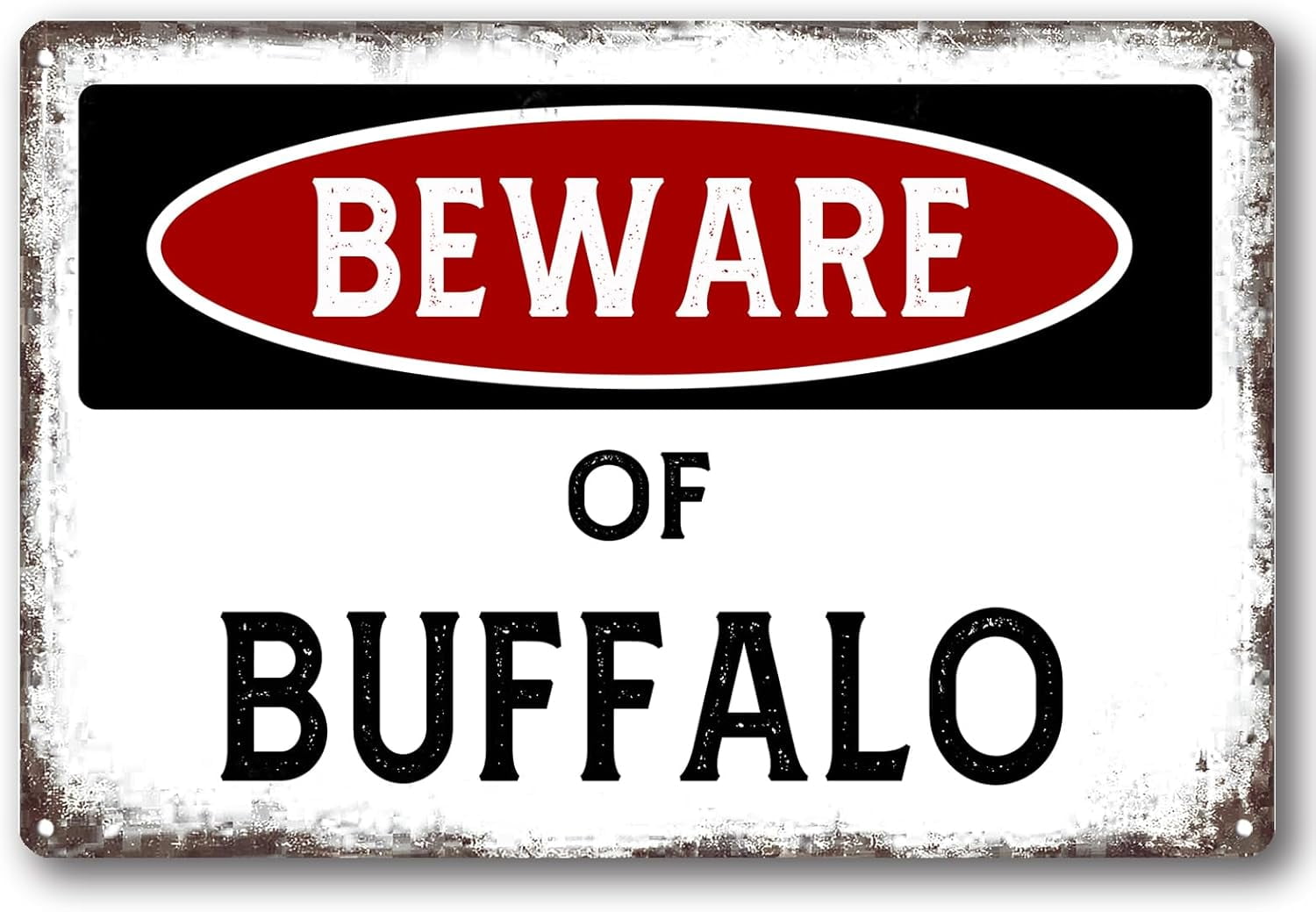 Beware of Duck Vintage Metal Tin Sign Decor Retro Funny Aluminum Sign ...