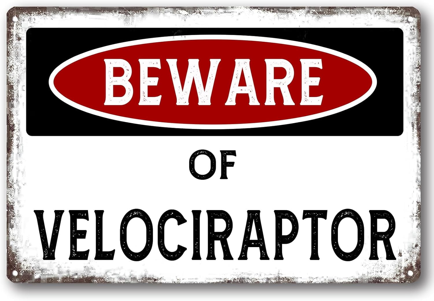 Beware of Duck Vintage Metal Tin Sign Decor Retro Funny Aluminum Sign ...