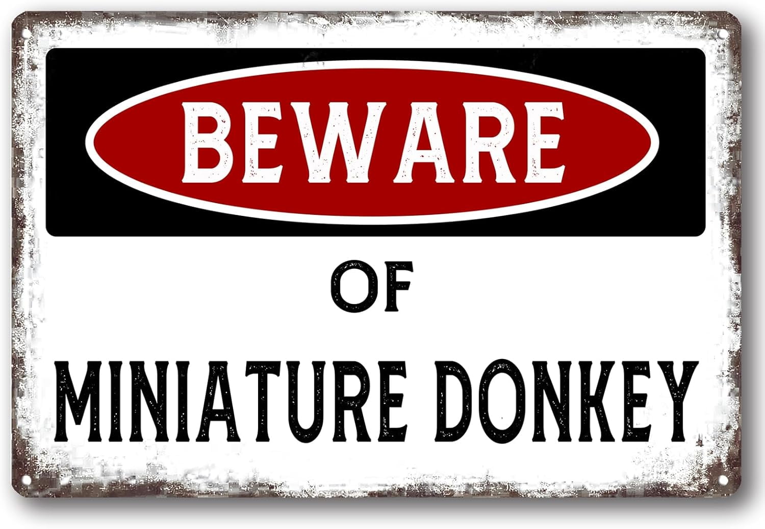Beware of Duck Vintage Metal Tin Sign Decor Retro Funny Aluminum Sign ...