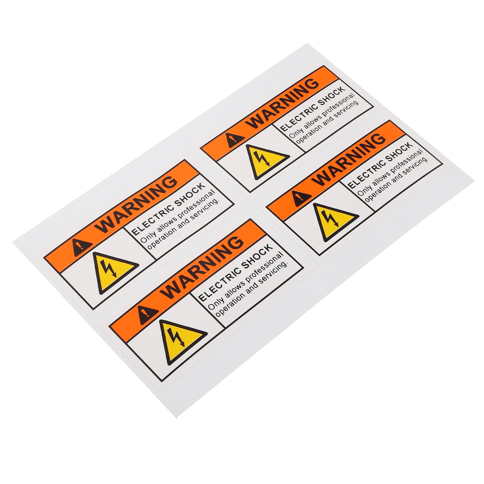 Beware of Electric Shock Sign High Voltage Warning Decal Sticker ...