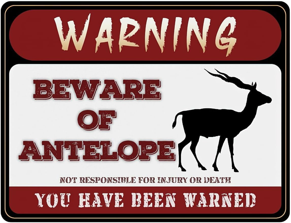 Beware of Goose Sign 8"x12", Pet & Ranch Animal Metal Warning Signs for ...