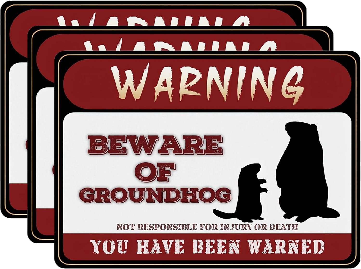 Beware of Goose Sign 8"x12", Pet & Ranch Animal Metal Warning Signs for ...