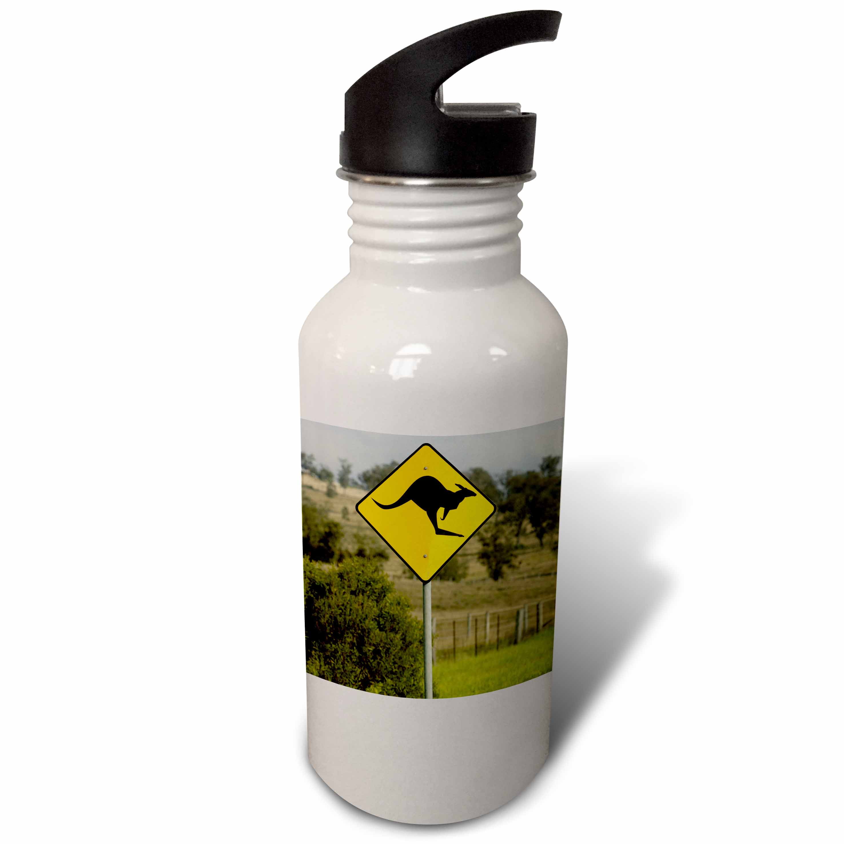 Beware of Kangaroos crossing sign, Australia-AU01 POX0131 - Pete Oxford ...