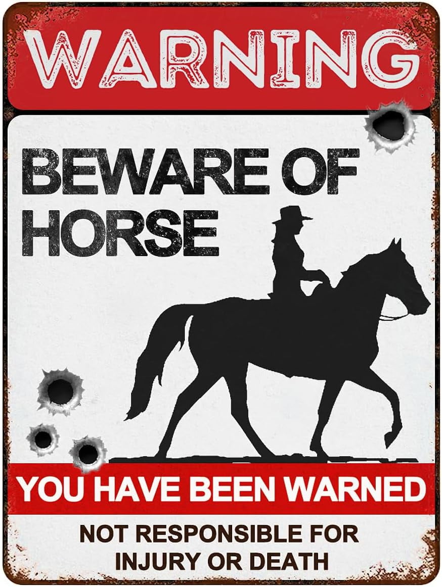 Beware of Rooster Signs 12"x16", Vintage Metal Warning Signs About ...