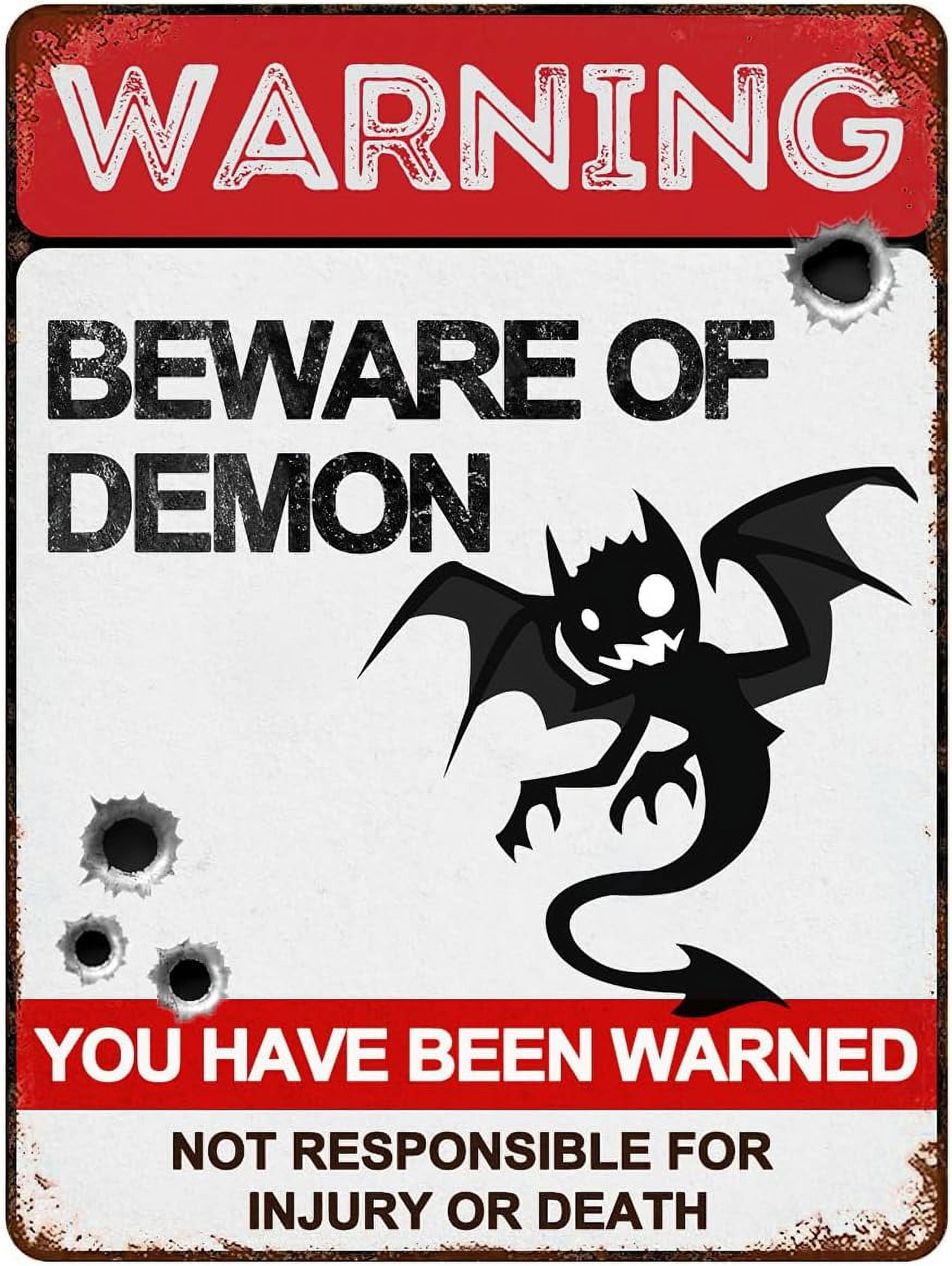 Beware of Rooster Signs 12"x16", Vintage Metal Warning Signs About ...