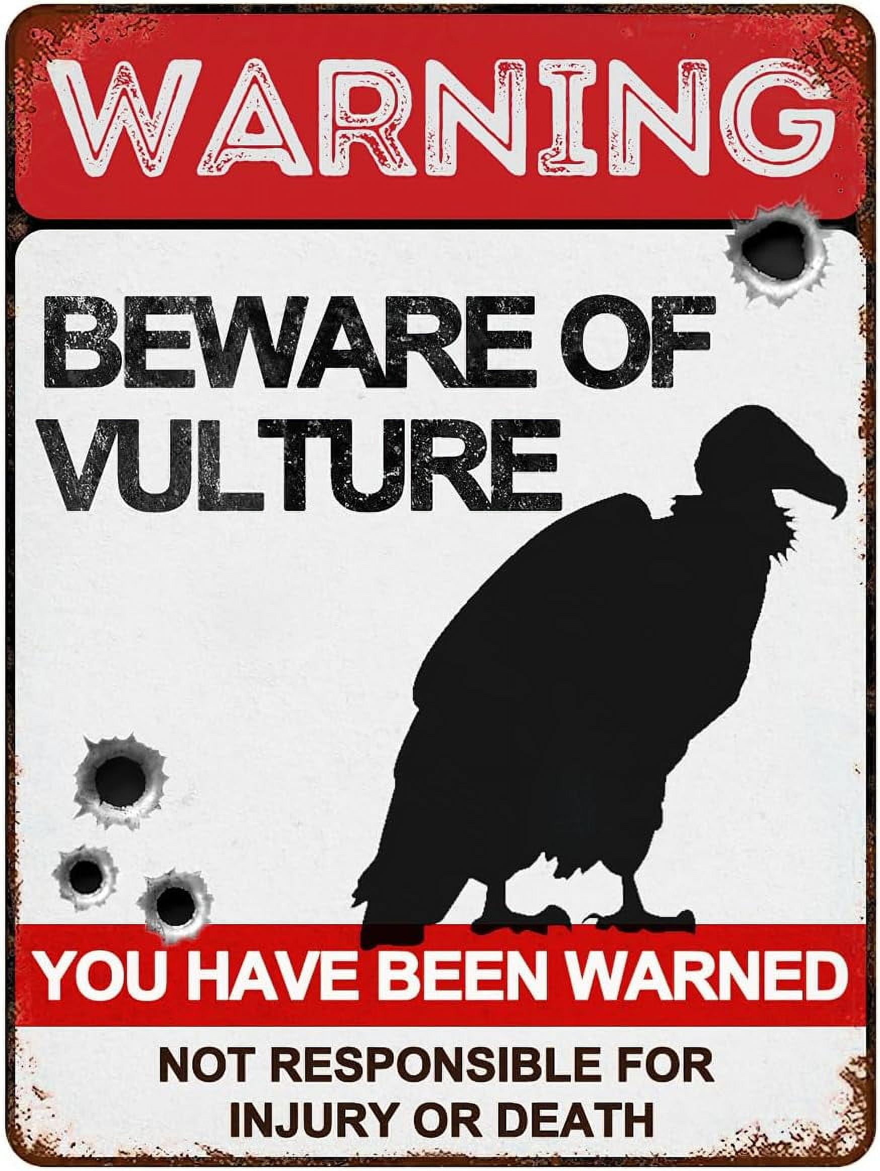 Beware of Rooster Signs 12"x16", Vintage Metal Warning Signs About ...