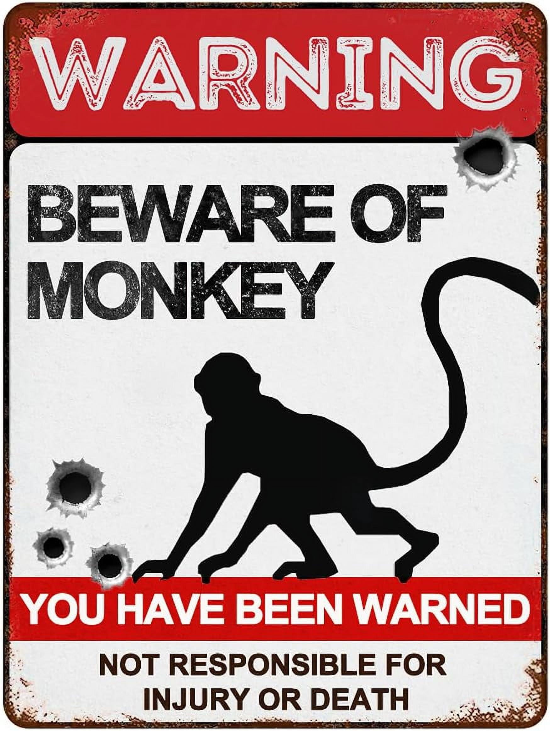 Beware of Rooster Signs 12"x16", Vintage Metal Warning Signs About ...