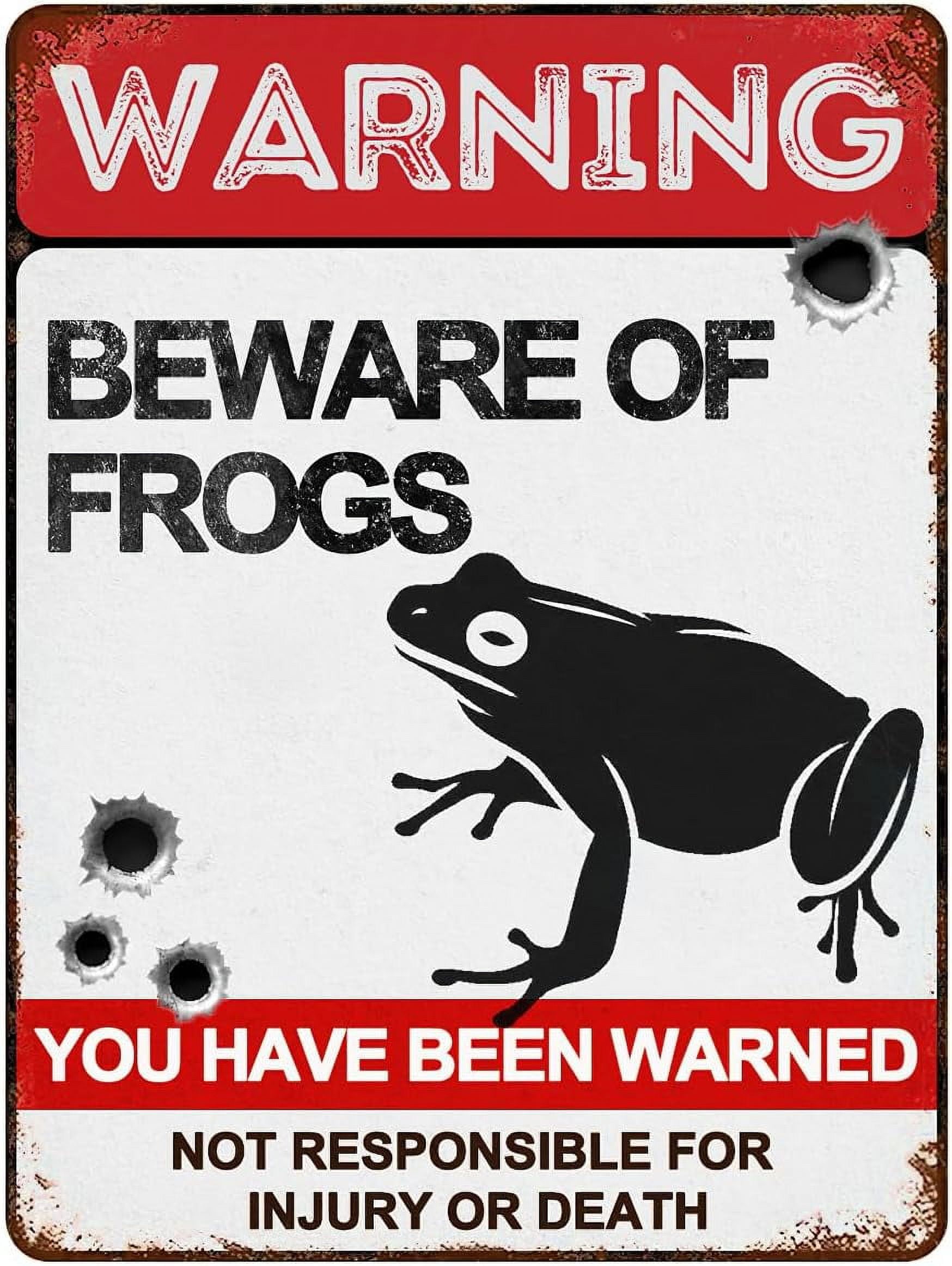 Beware of Rooster Signs 12"x16", Vintage Metal Warning Signs About ...