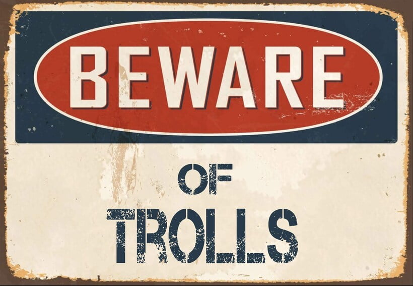 Beware of Trolls metal sign Trolls sign Trolls Plaque Size: 8 x 12 Inch ...