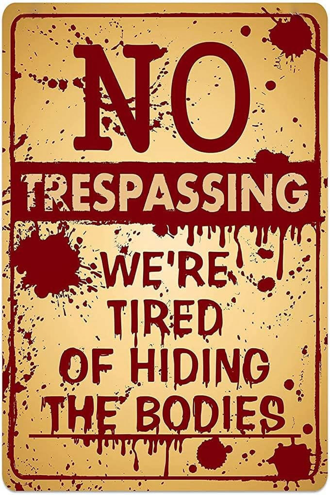 Beware of Zombie Dog Enter at Your Own Risk Warning Yard Scary Theme ...