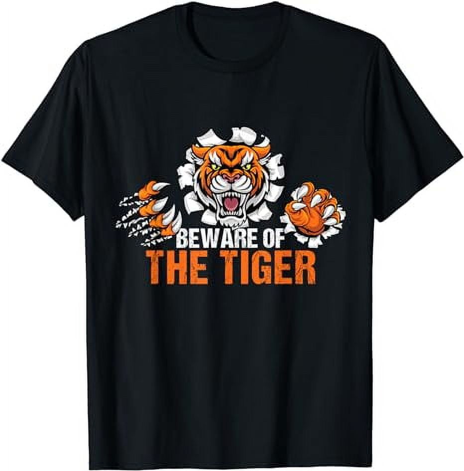 Beware of the Tiger TShirt | Tiger T-Shirt - Walmart.com