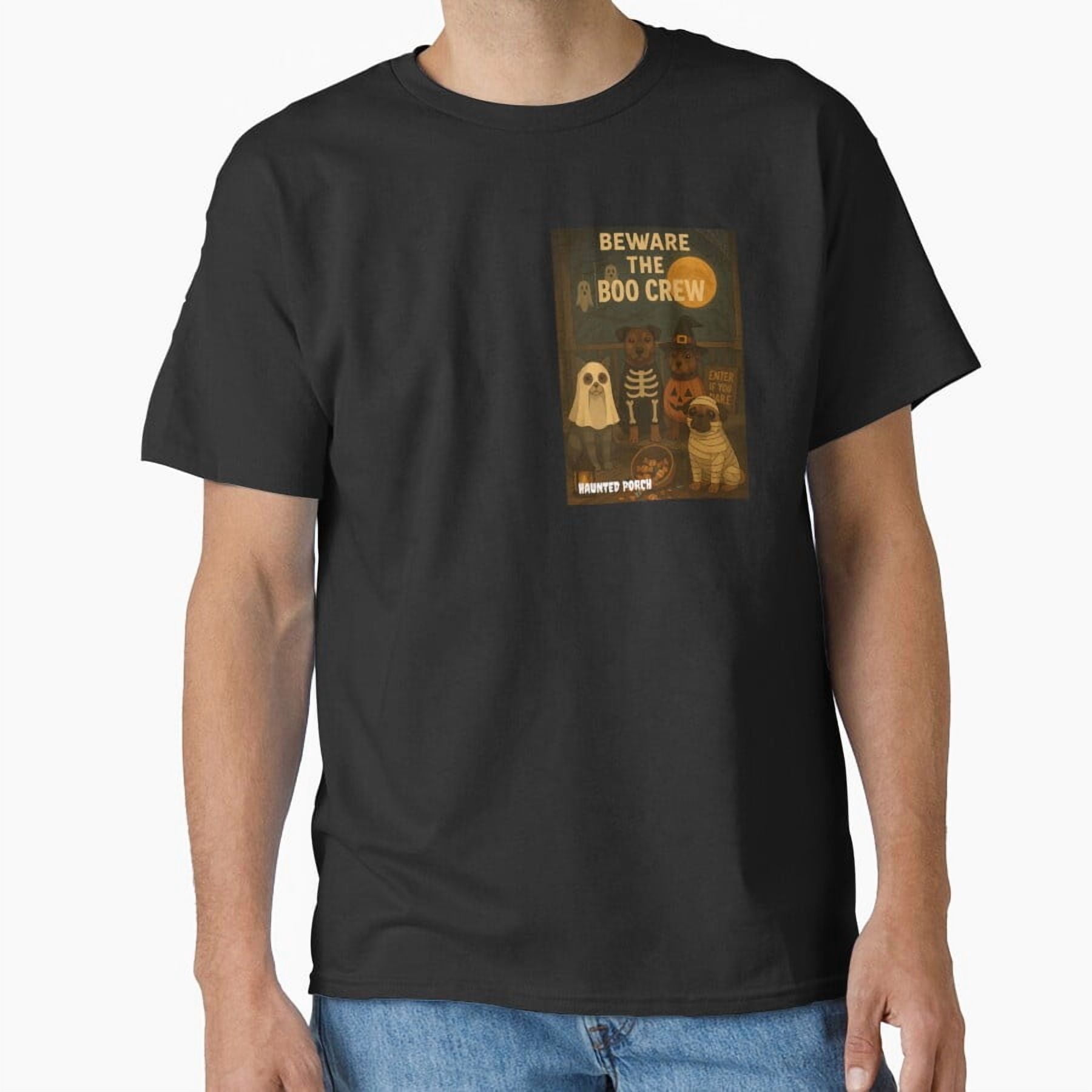 Beware the Boo Crew Haunted Porch Watch H24345 Unisex T-Shirt, Up to ...