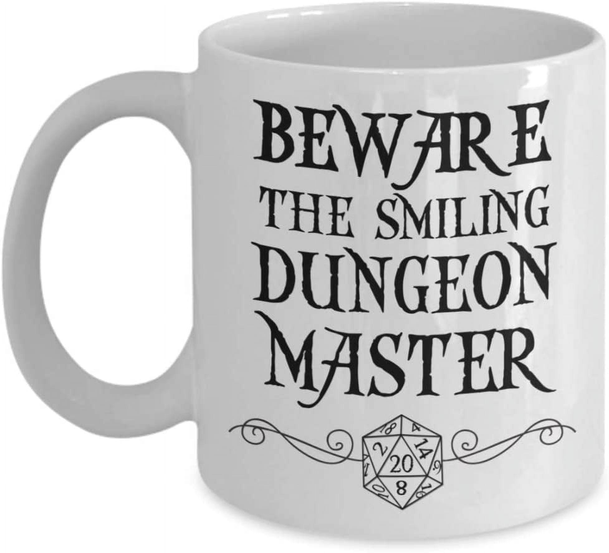 Beware the Smiling Dungeon Master Mug for Boyfriend Fan Gift for DND ...