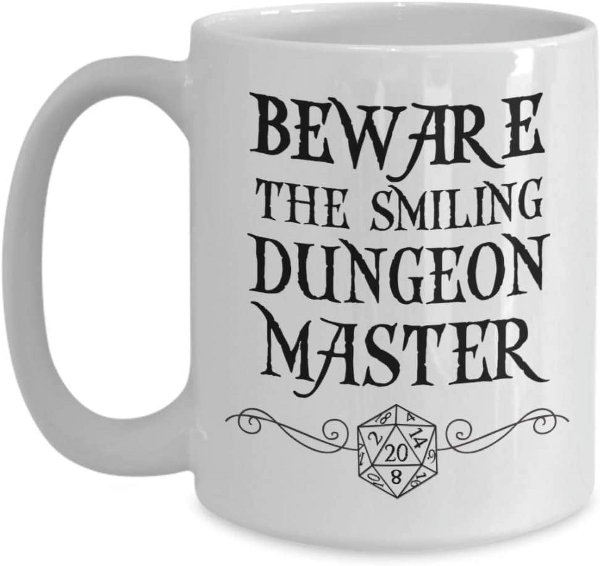 Beware the Smiling Dungeon Master Mug for Boyfriend Fan Gift for DND ...