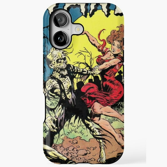 Beware the Zombies Retro Horror Comic Illustration Case iPhone 17 15 14 ...