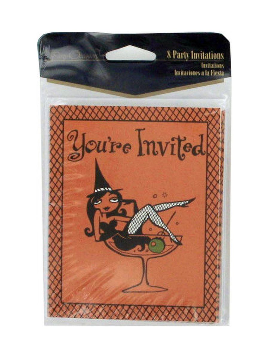 Bewitched Halloween Party Invitations, 24 Count - Walmart.com