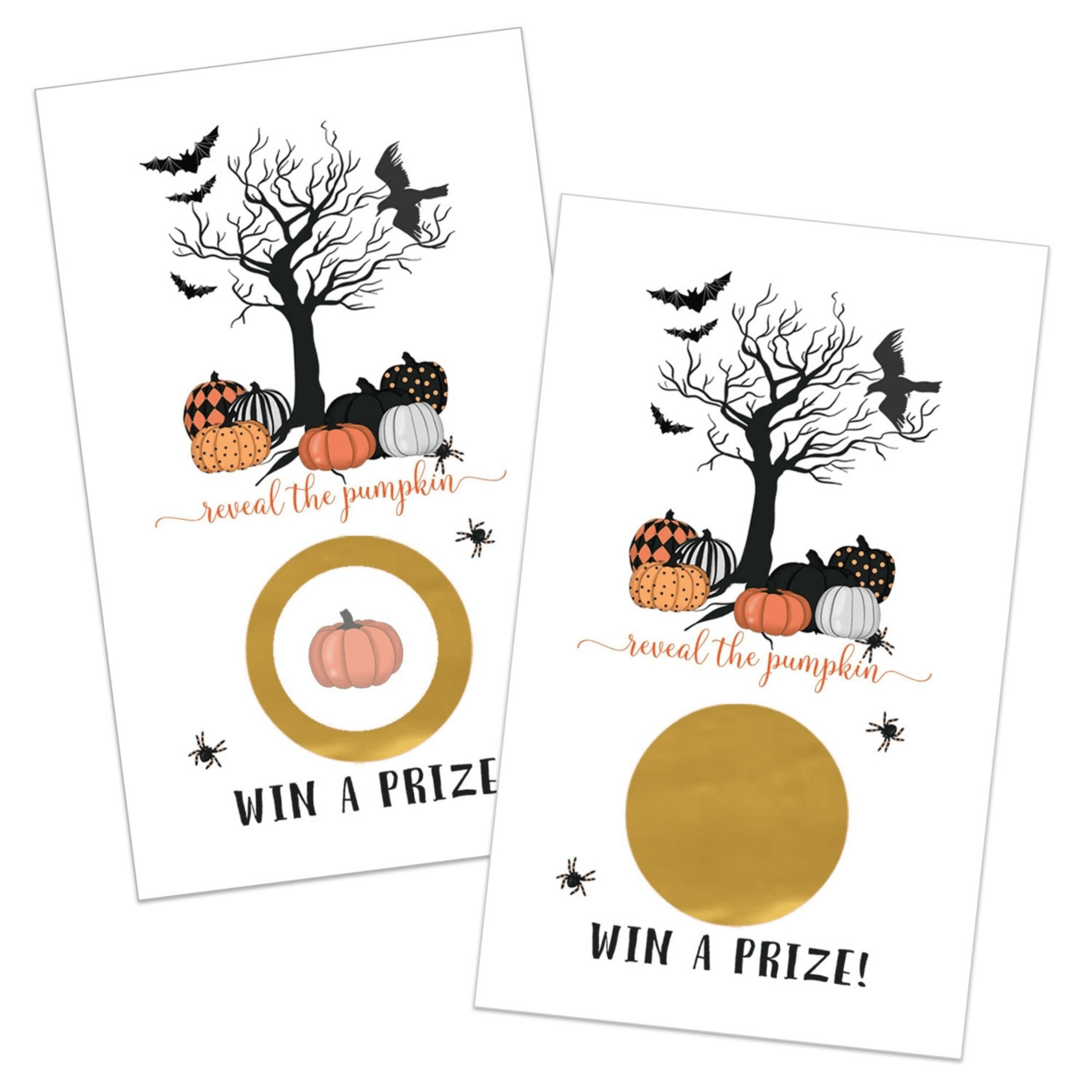 Bewitched Halloween Scratch Off Game Cards - 28 Pack, Pumpkin Baby ...