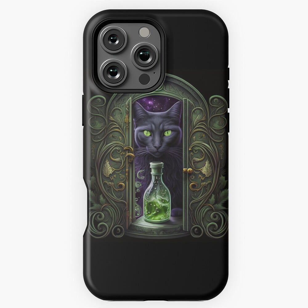Bewitching Familiar Phone Case for iPhone 16 15 14 13 12 11 Pro Max ...