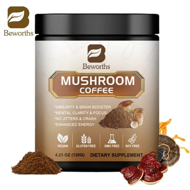 Beyond Brew Mushroom Superfood Coffee | Mushroom Coffee Alternative Low ...