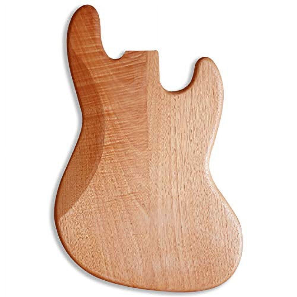 Bex Gears Left-handed Unfinished JB Bass Guitar Body, Okoume Wood Made ...