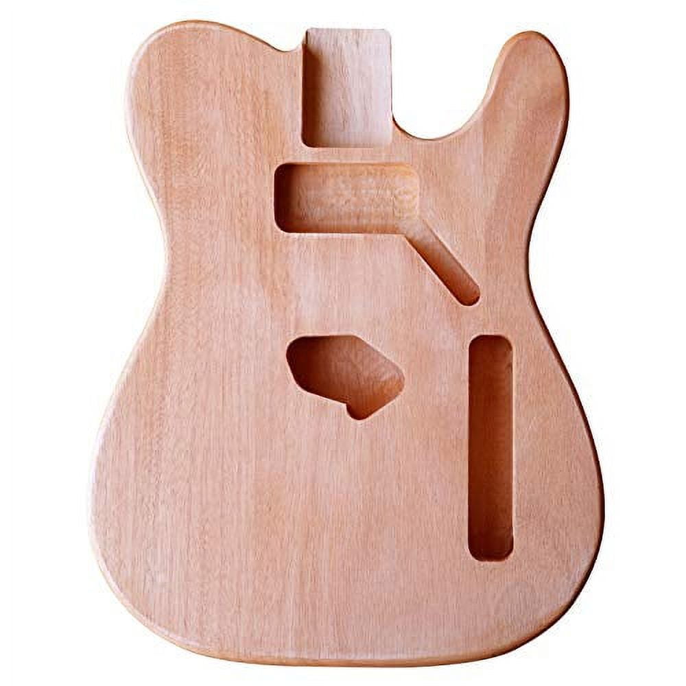 BexGears Unfinished Electric Guitar Body Okoume Wood Made - Walmart.com