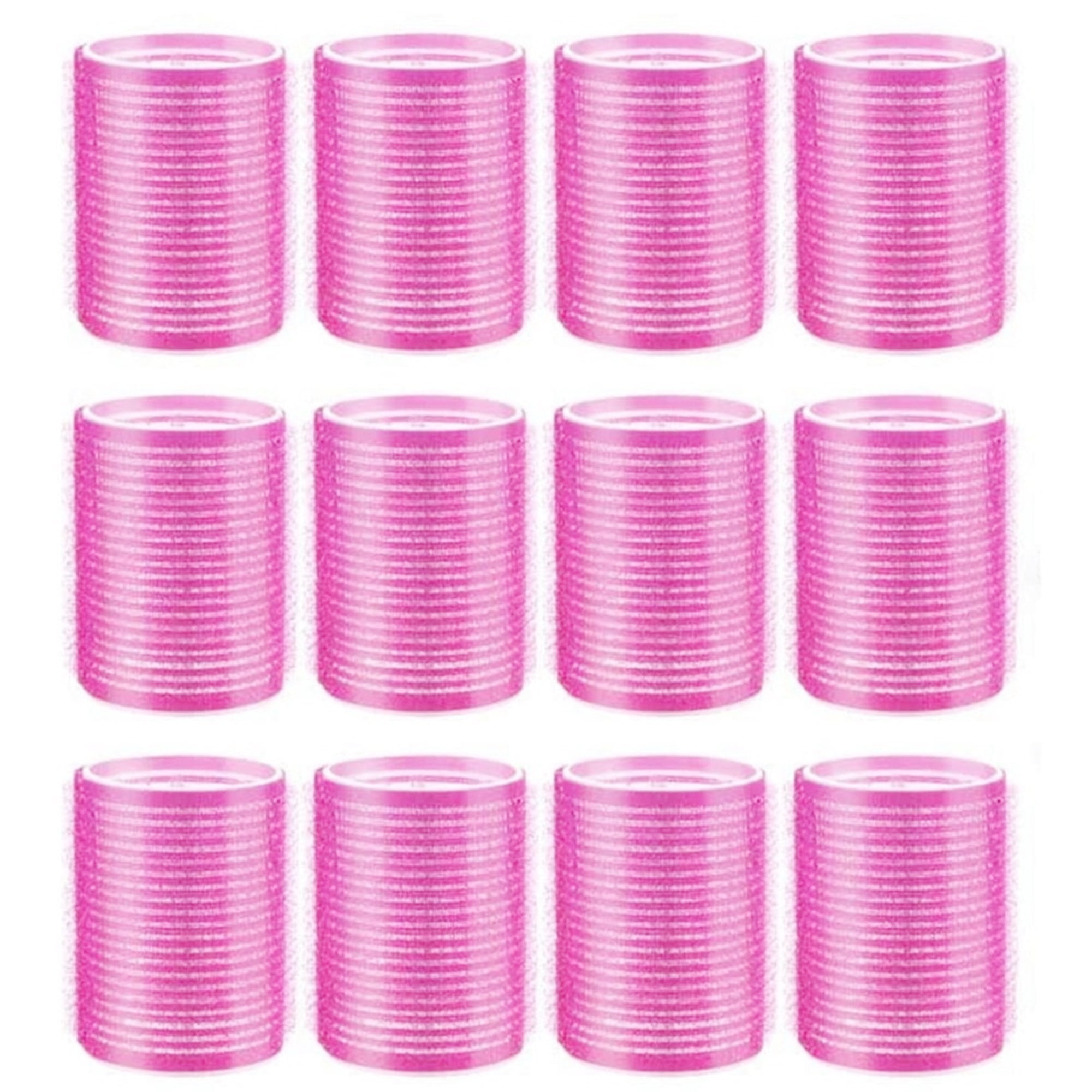 Bexikou 12 Pack Large Hair Rollers, Self Grip Curling Tool for Women ...