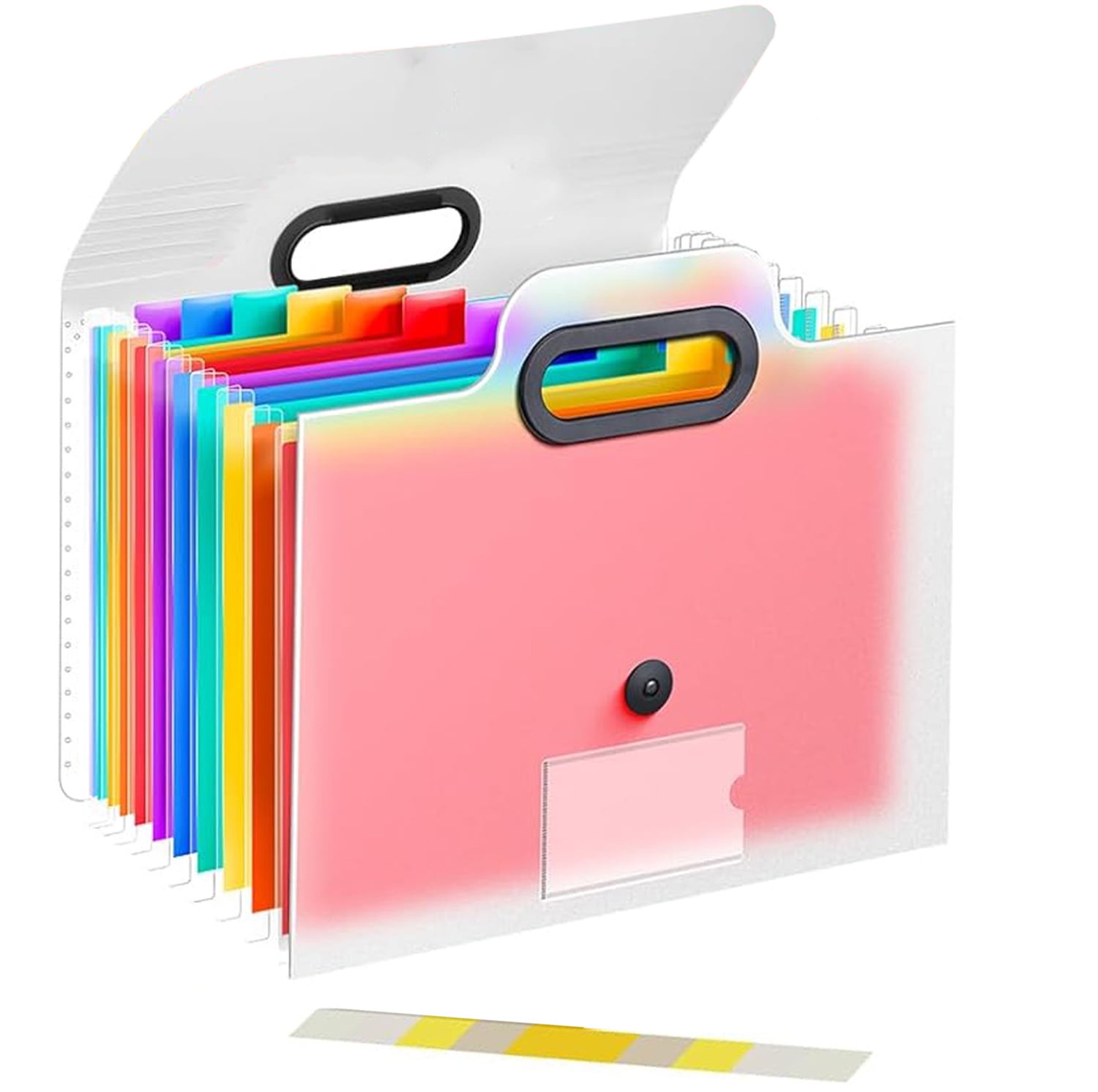 Bexikou 13 Pocket Expanding File Folder with Handle and Labels, A4 ...