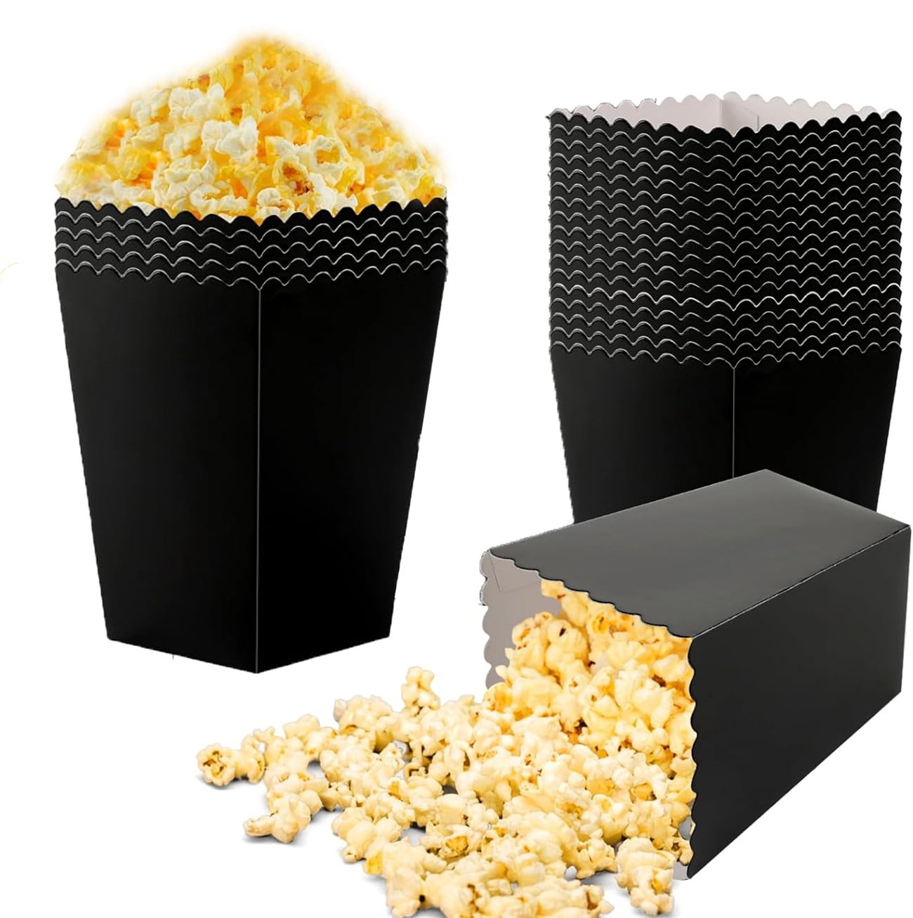 Bexikou 24Pcs Popcorn Boxes for Party,Paper Popcorn Bags Cardboard ...