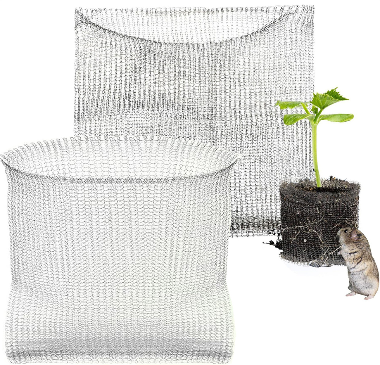 Bexikou 2Pcs 3 Gallon Root Guard Baskets Gopher Baskets, Stainless ...