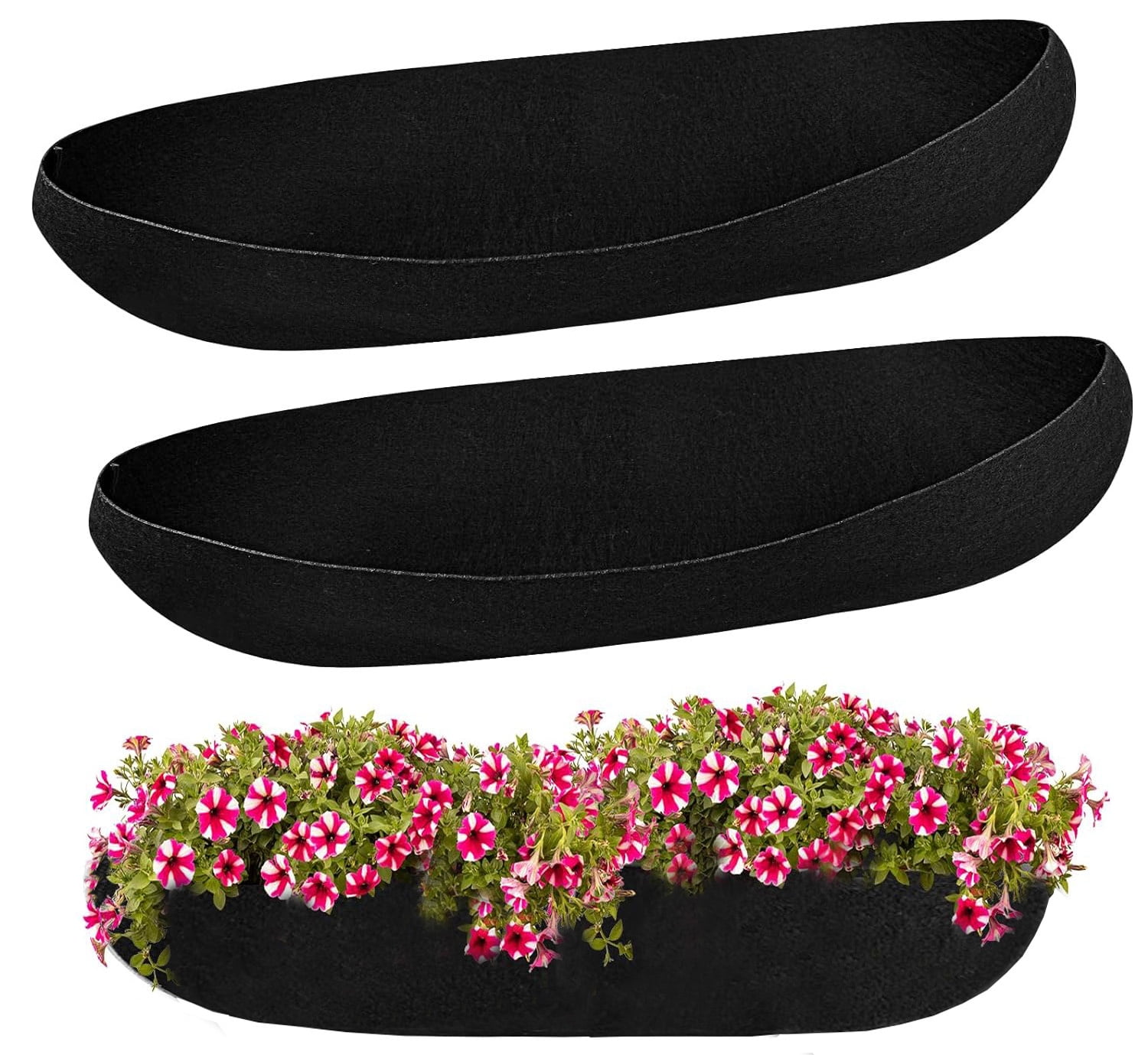 Bexikou 3 Pack 30 inch Trough Replacement Liners for Planters, Wall ...