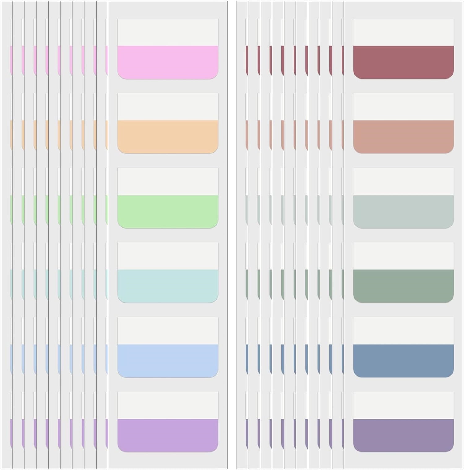 Bexikou 360 PCS Index Sticky Notes Tabs, Transparent Sticky Note, Book ...