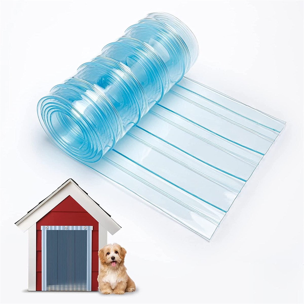 Dog Door Replacement Strips Plastic Strip for DIY Dog Doggie or Cat ...