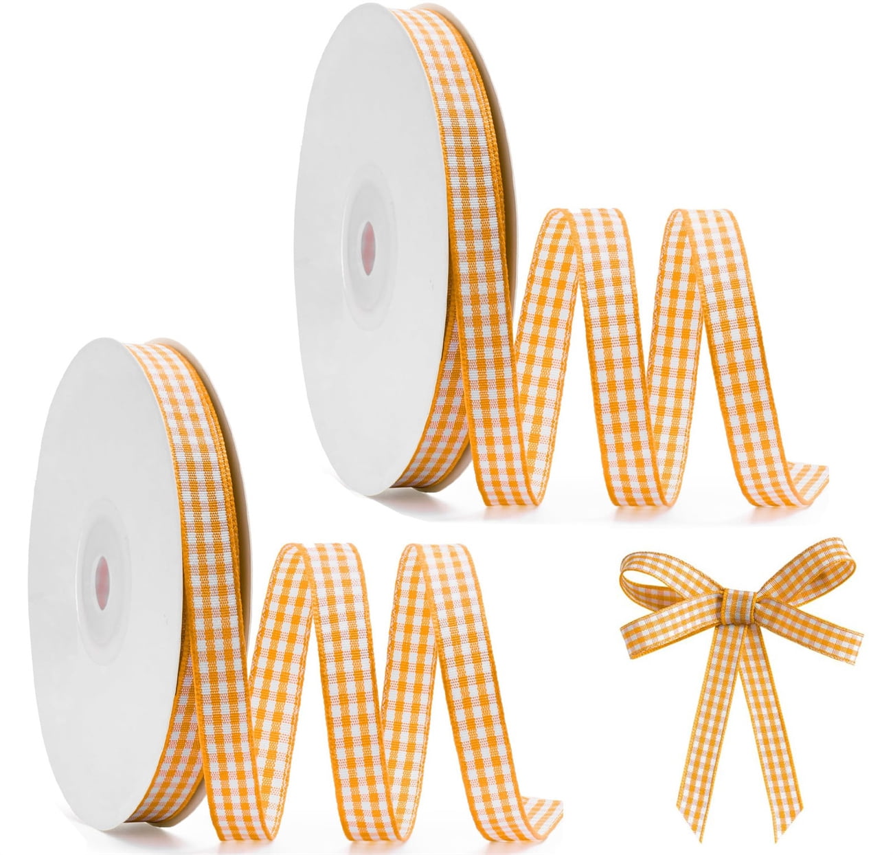Bexikou Gift Ribbon for Crafts,Orange Ribbon for Gift Wrapping,98 Yards ...