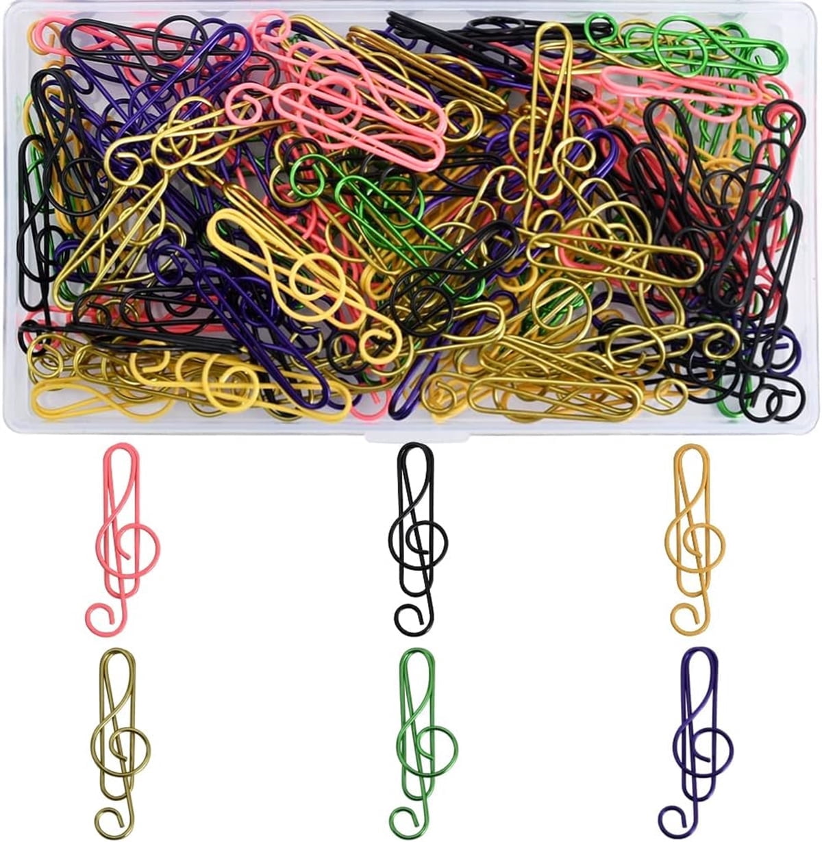 Bexikou Paper Clips，Cute Musical Note Shape Paper Clip for Music ...