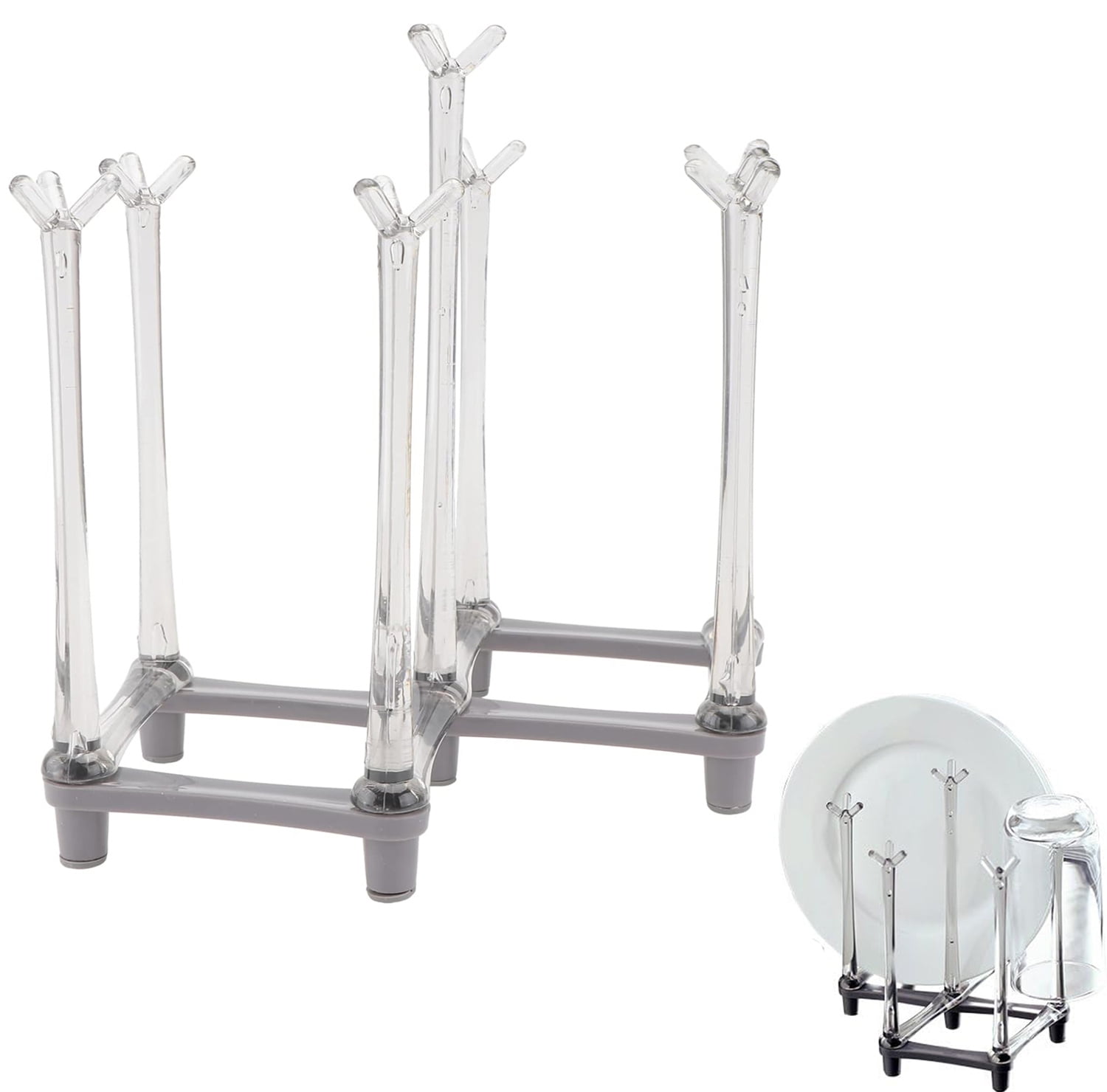 Bexikou Retractable Cup Drying Rack,Drinking Drying Dranier,Plastic Non ...