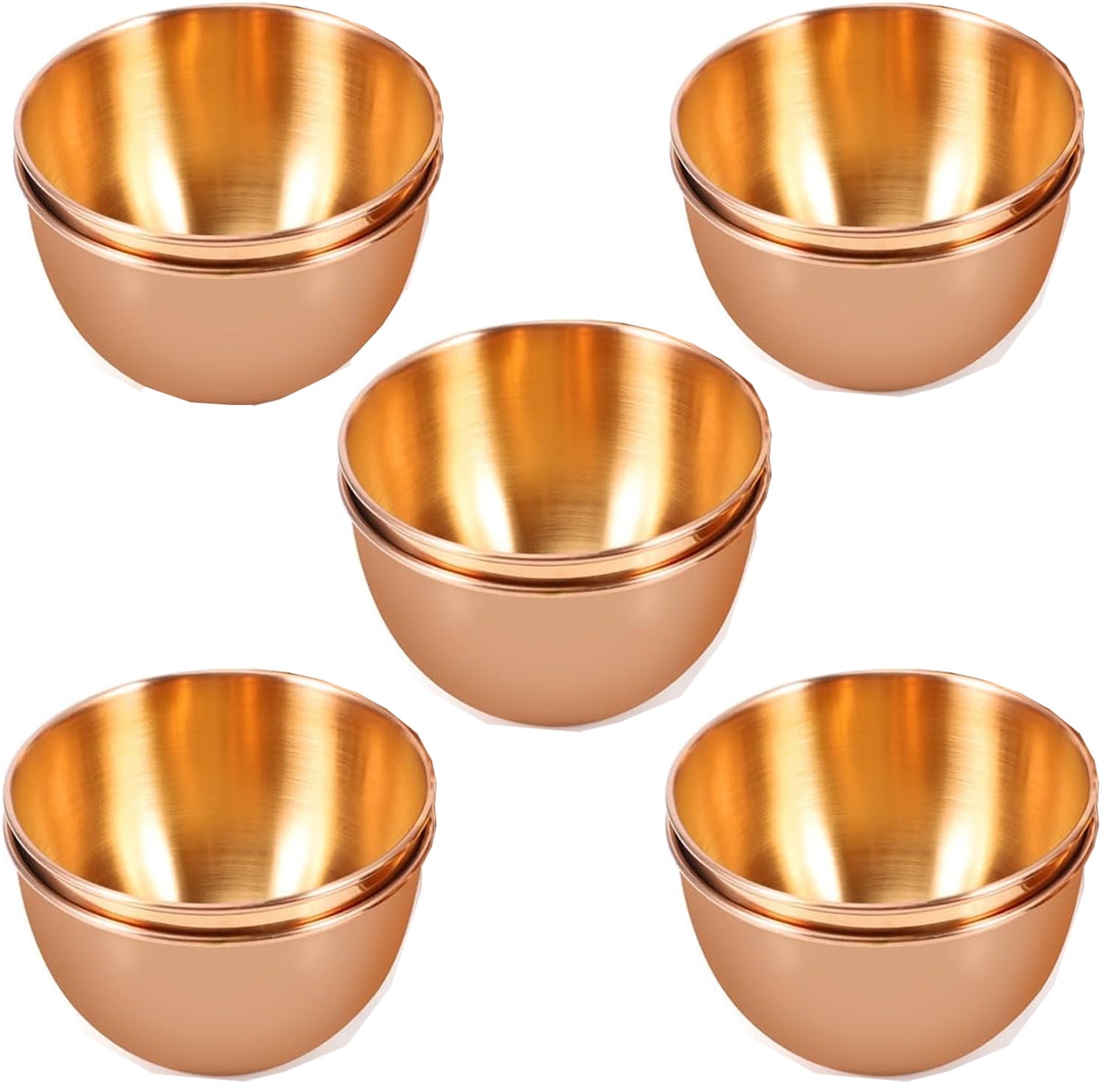 Bexikou Stainless Steel Sauce Dishes,Dipping Sauce Bowls, Round ...