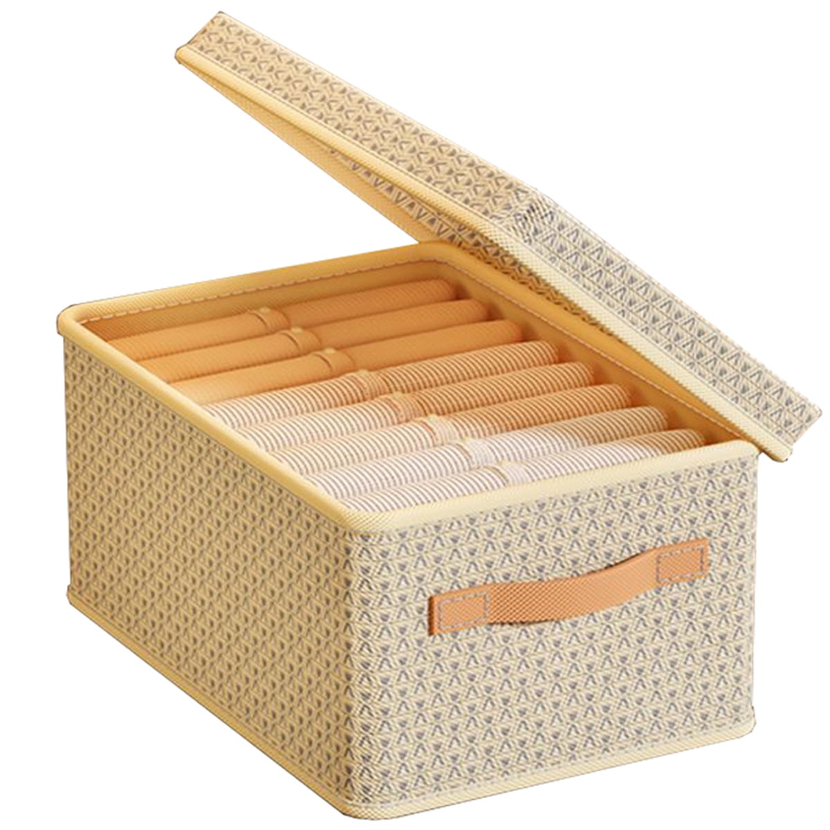 Bexikou Storage Boxes with Lids, Storage Baskets for Shelves, Foldable ...