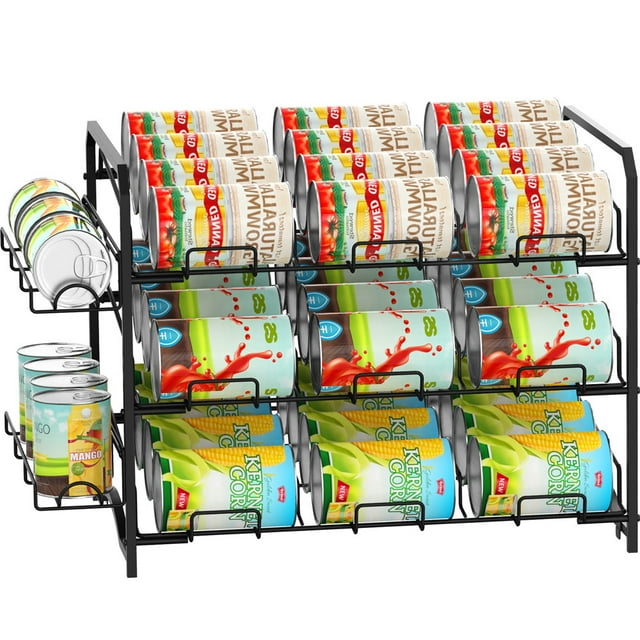 Bextsrack Can Organizer Rack Stackable Metal Can Dispenser Rack Durable ...