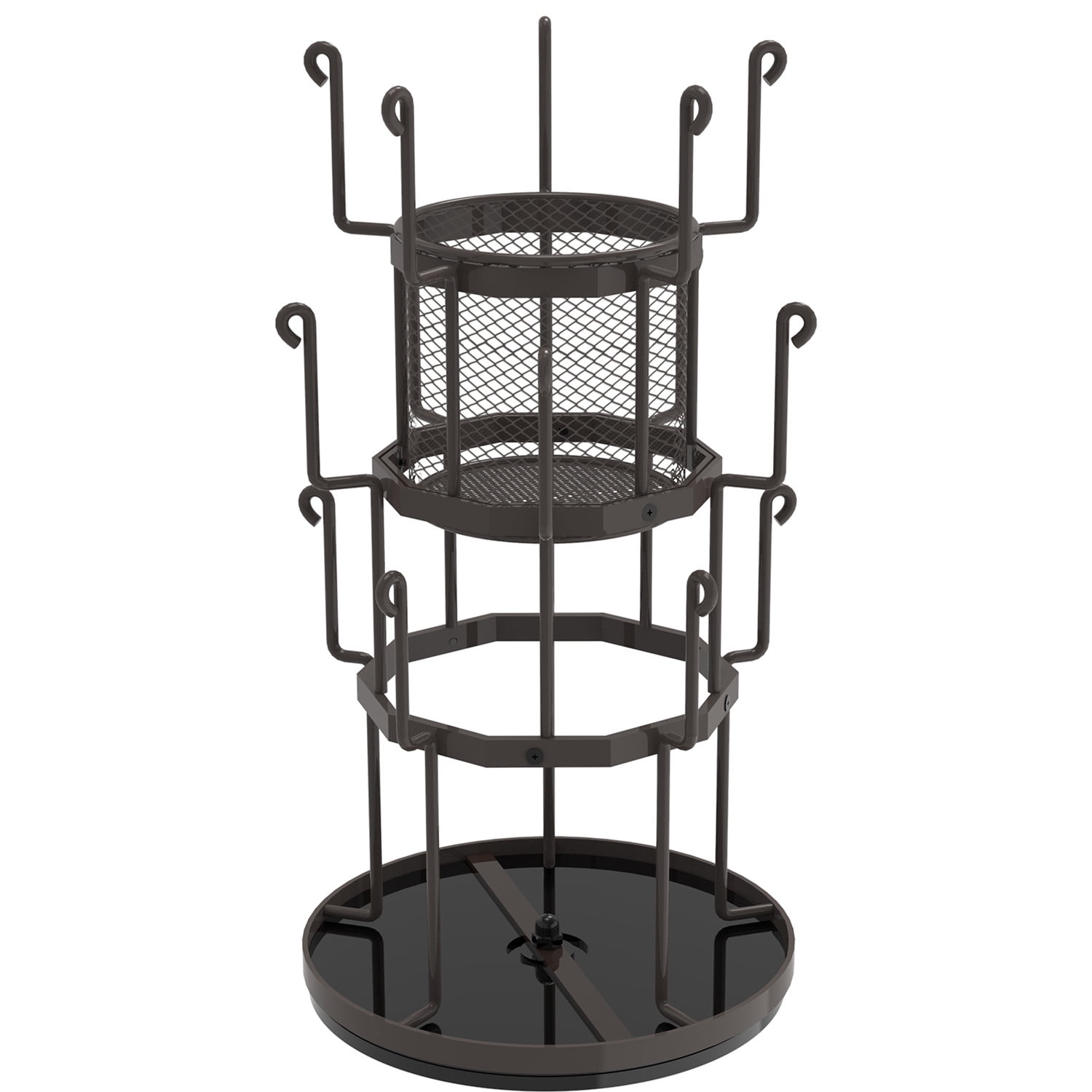 Bextsrack 360 Rotating 3 Tier Mug Tree Coffee Mug Organizer, Mug Stand ...