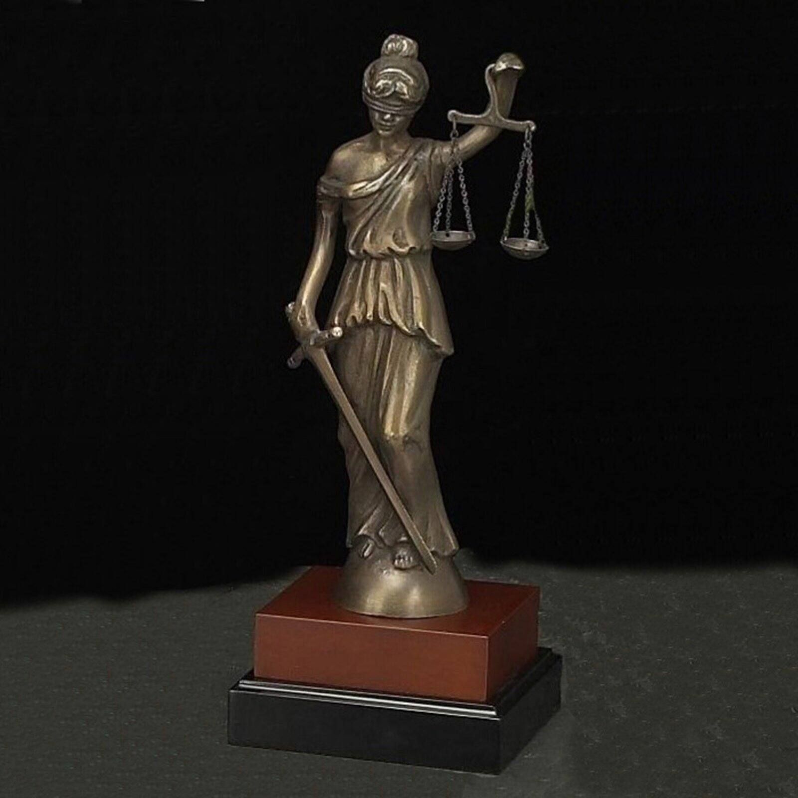 Bey-Berk International 13H in. Lady Justice Sculpture - Walmart.com
