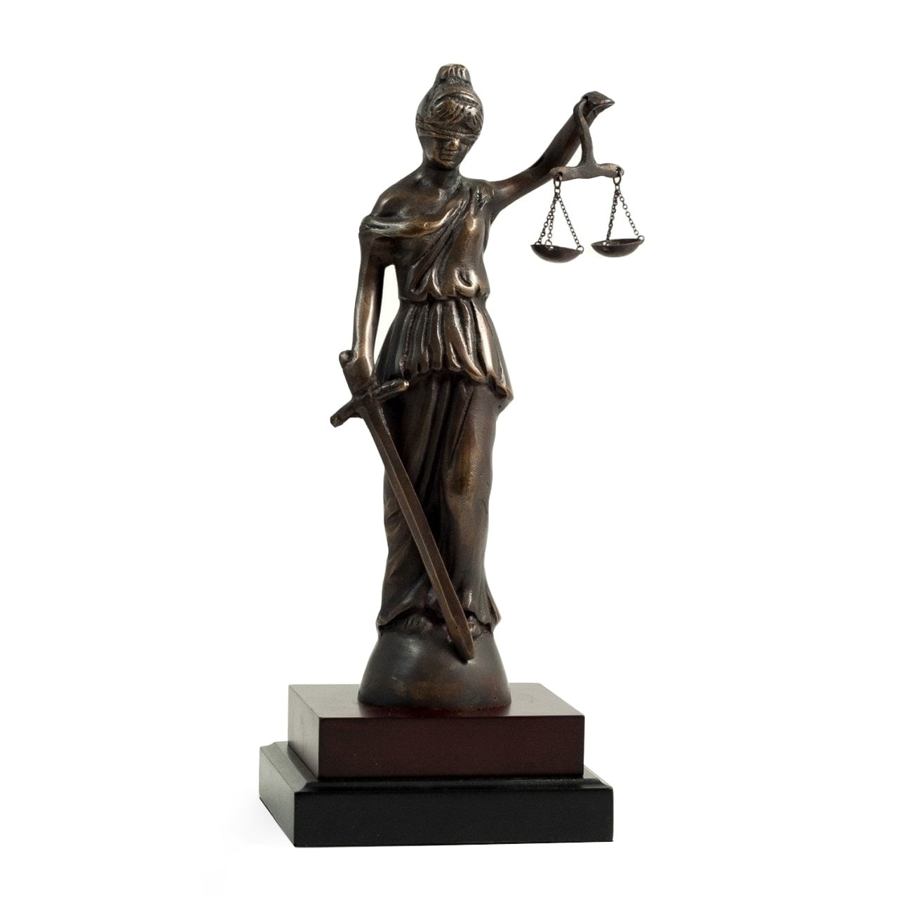 Bey-Berk International 13H in. Lady Justice Sculpture - Walmart.com