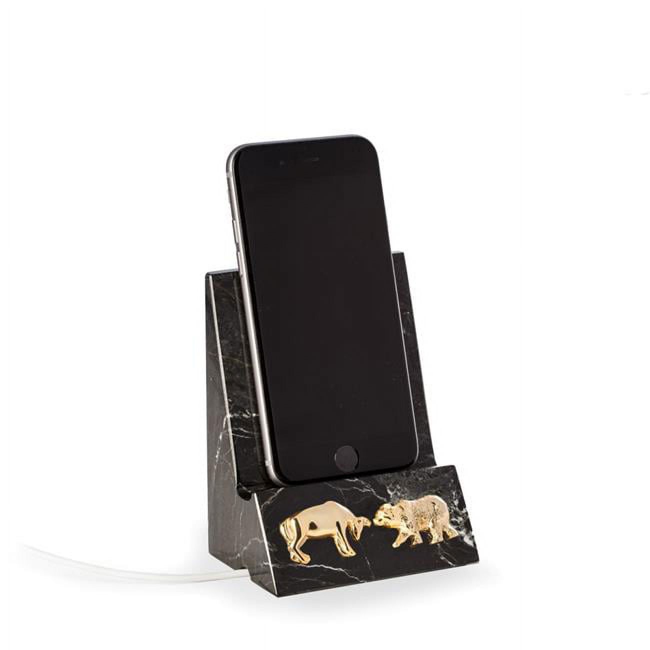Bey-Berk D028B - Desktop stand for cellular phone, tablet - Brass Bull ...