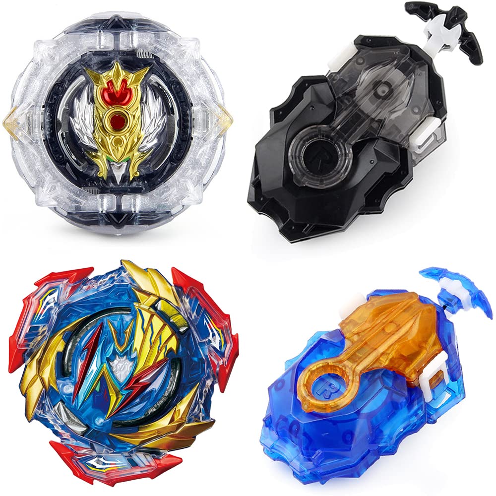 Bey Burst Gyro Toy Set Metal Fusion Attack Top Grip Toy Blade Set Game ...