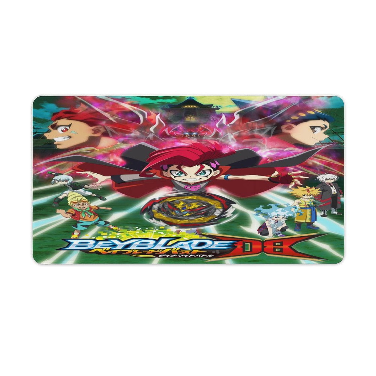 Bey-blade Burs Computer Mouse Mat with Anti-Slip Rubber Base Anti-Fray ...