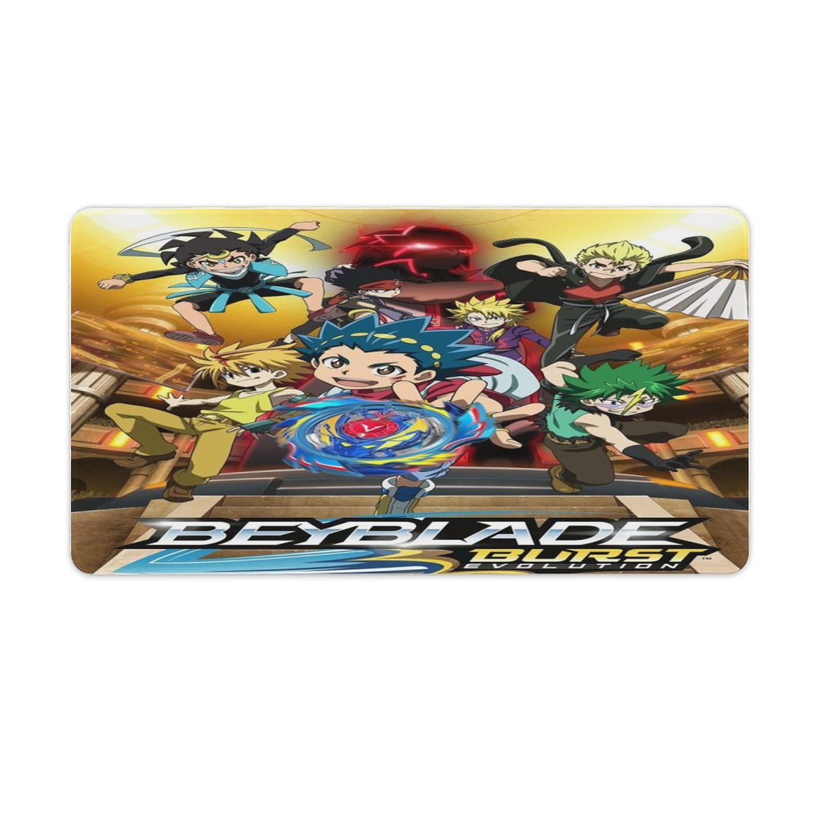 Bey-blade Burs Computer Mouse Mat with Anti-Slip Rubber Base Anti-Fray ...